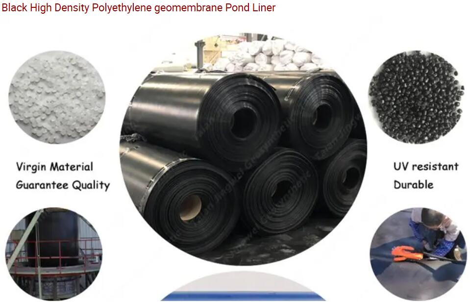 1.5mm textured HDPE Geomembrane for landfill from China manufacturer ...